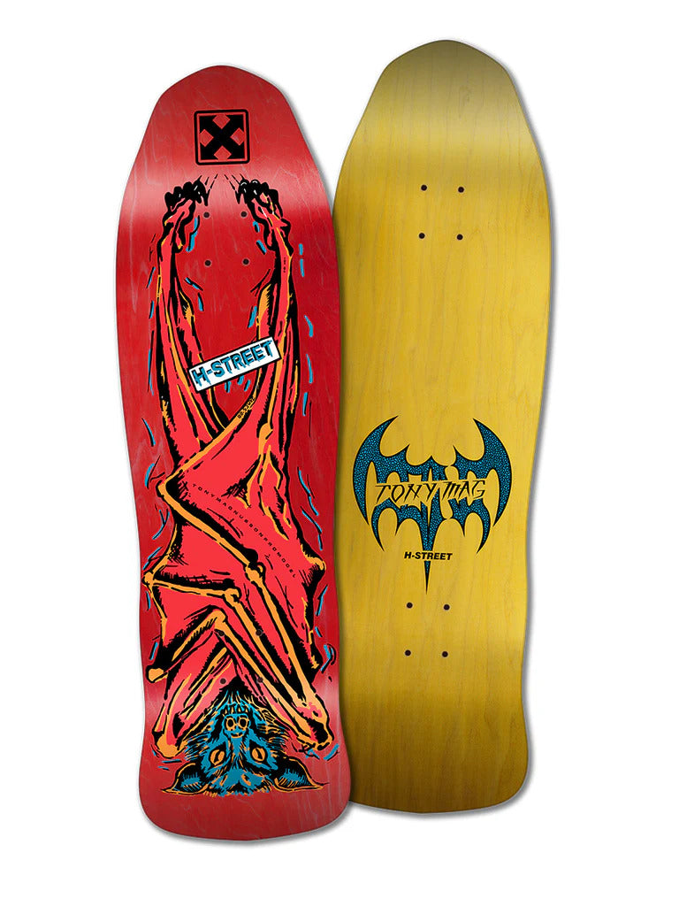 Shape Importado H-Street TONY MAG HELL BAT 33.5 x 9.5 ( Assinano por T ...